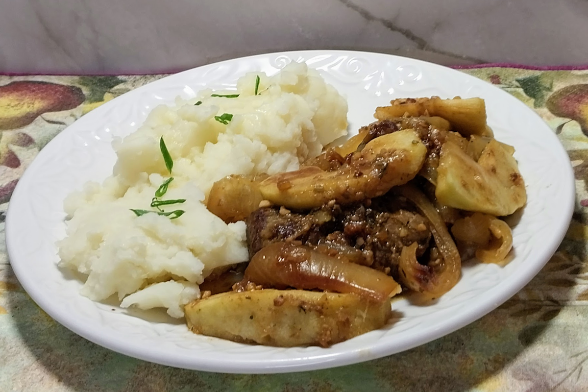 Apple Cider Pork Shoulder Recipe for Two – Bethany & Darlene